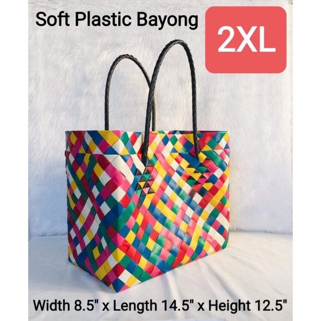 Likhang Kamay Plastic Bayong Bag 2XL Multicolored and other colors ...