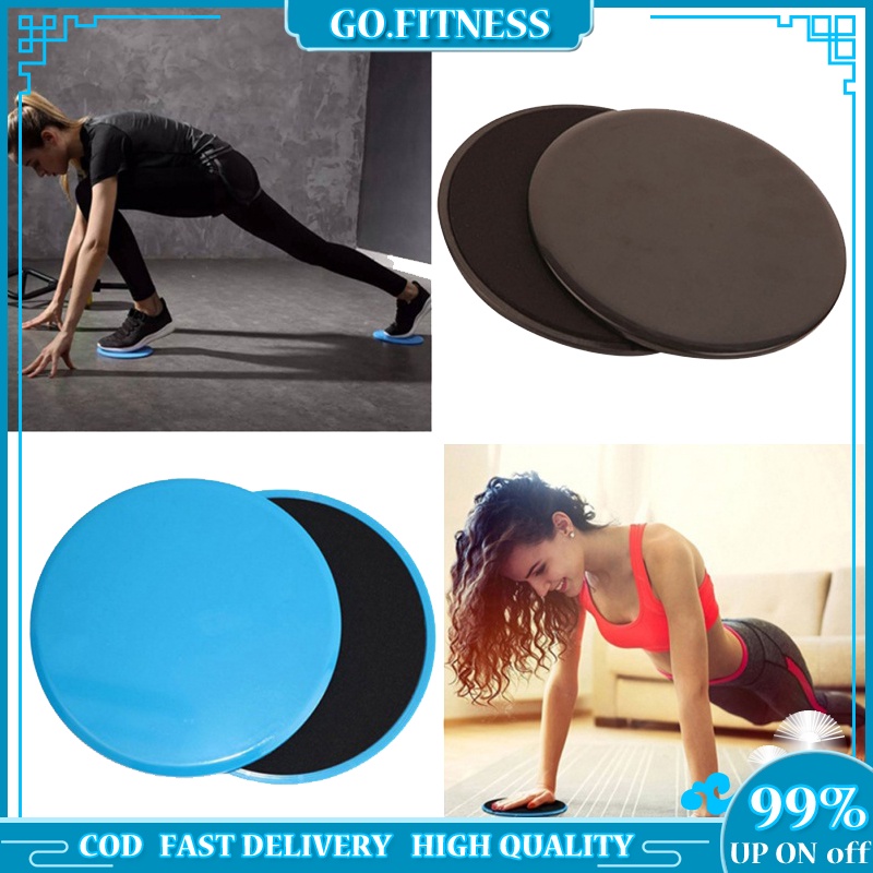 2pcs Gliding Disc Sliding Plate for Yoga Fitness Disc tummy trimmer ...