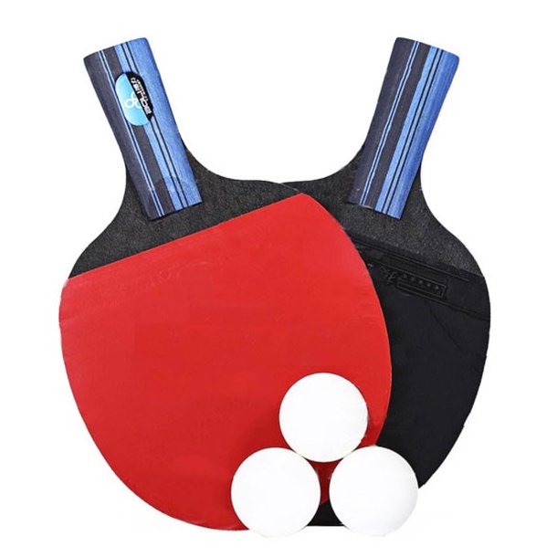 2pcs Table Tennis Racket Ping Pong Beginner Training Racket Long Handle ...