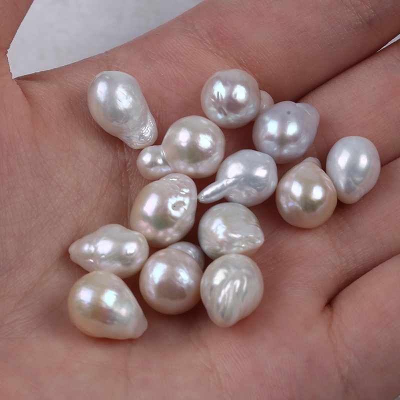 9-10.5mm White Color Natural Freshwater Edison Pearl Loose Bead No Hole ...