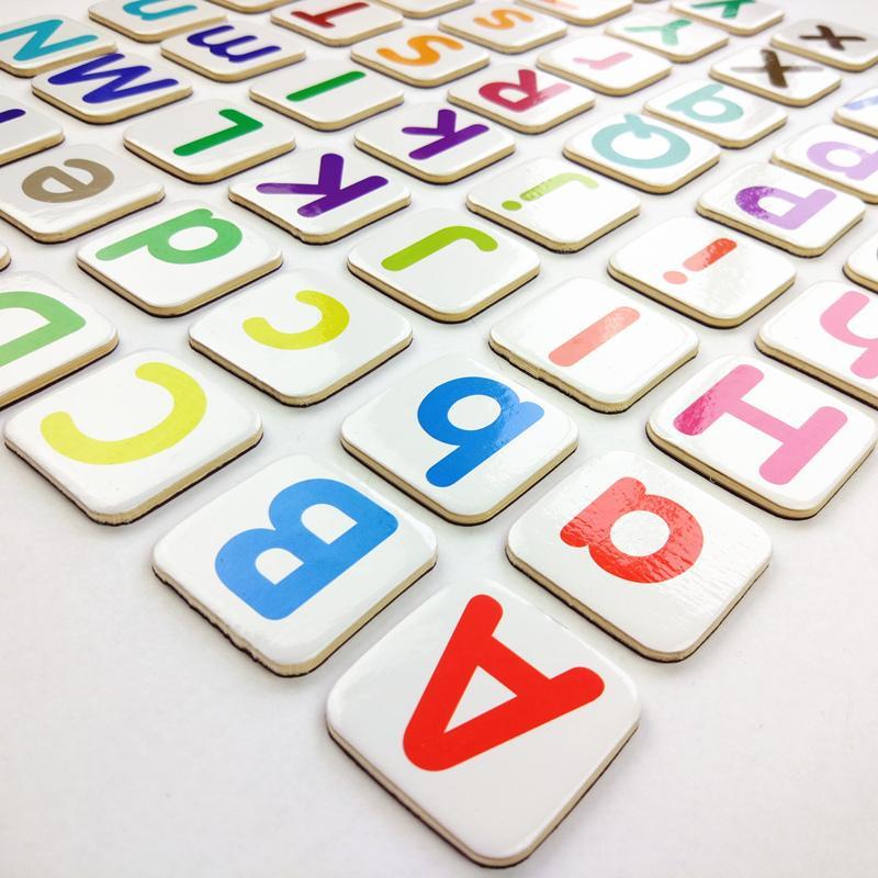 26 Pcs Magnetic Letters and Numbers, Uppercase Lowercase Foam Fridge ...