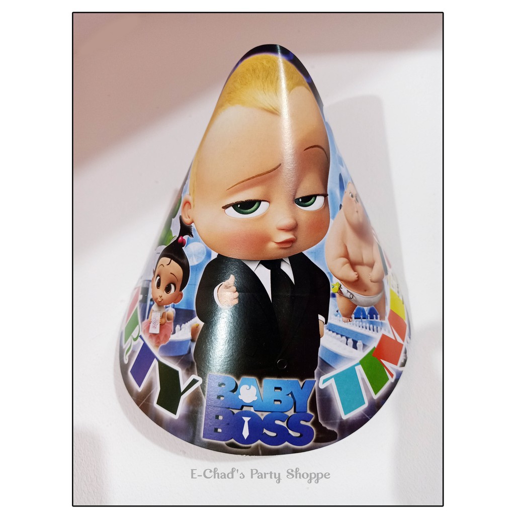 BOSS BABY Party Hat (10pcs./pack) | Shopee Philippines