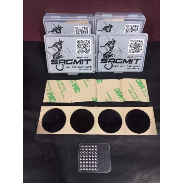 TUBE PATCH KIT SAGMIT, MARUNI, RED SUN AND THUMBS UP RUBBER SOLUTION ...