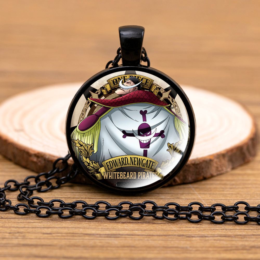 Anime One Piece Luffy Sauron Trendy Charm Black Necklace Unique Time ...