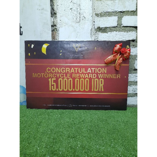 Winner board,grandprize board, winner board, grandprize board | Shopee ...