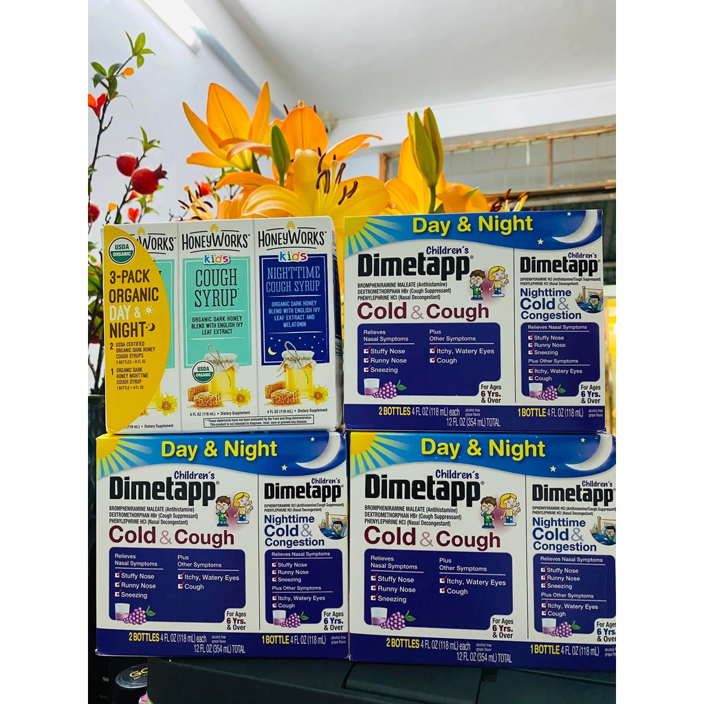 Box of 3 Bottles of Fruit Syrup to Prevent Colds and Flu for Children ...