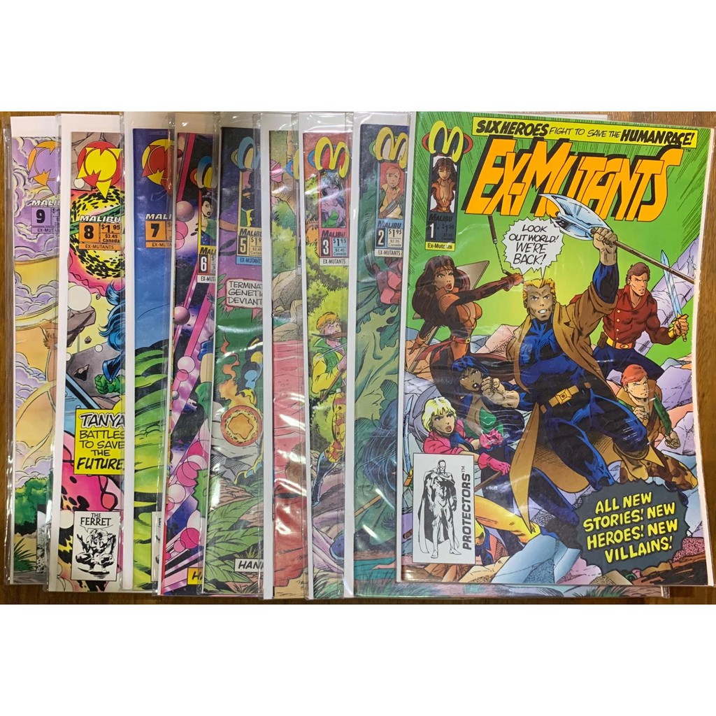 Malibu Comics: 1992 - Ex-Mutants #1 to 18 Set | Shopee Philippines