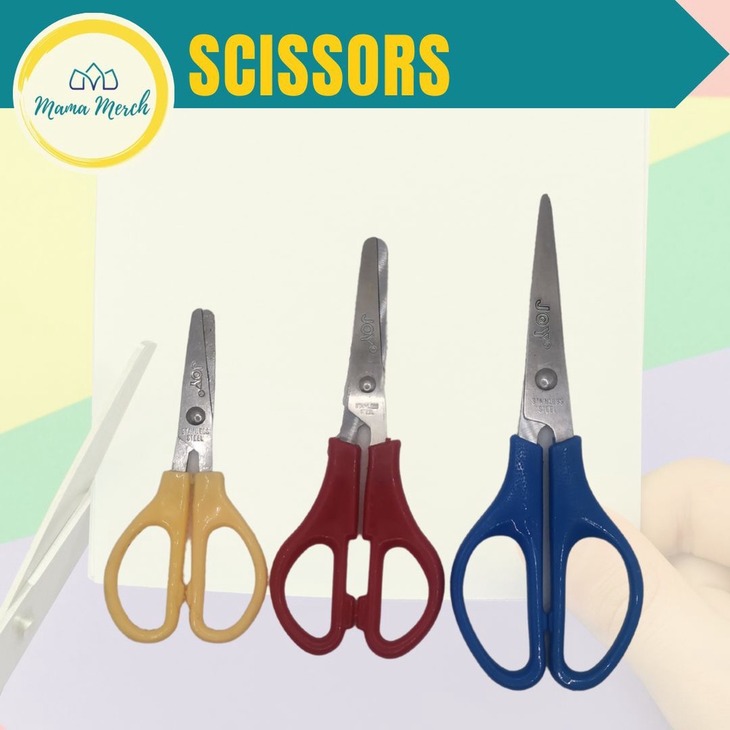 Mama Merch Student Scissors Gunting Pang Bata 4" 5" 6" | Shopee Philippines