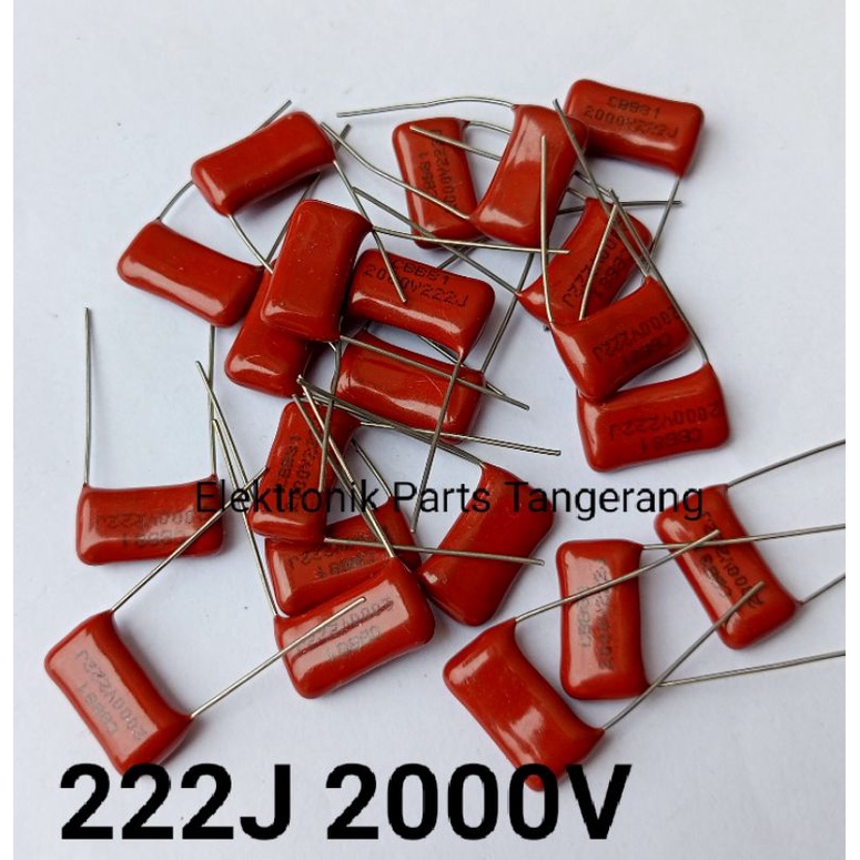 MILAR APASITOR 222J 2000V MILAR CAPACITOR 222J 2000V MILAR 222K 2000V ...
