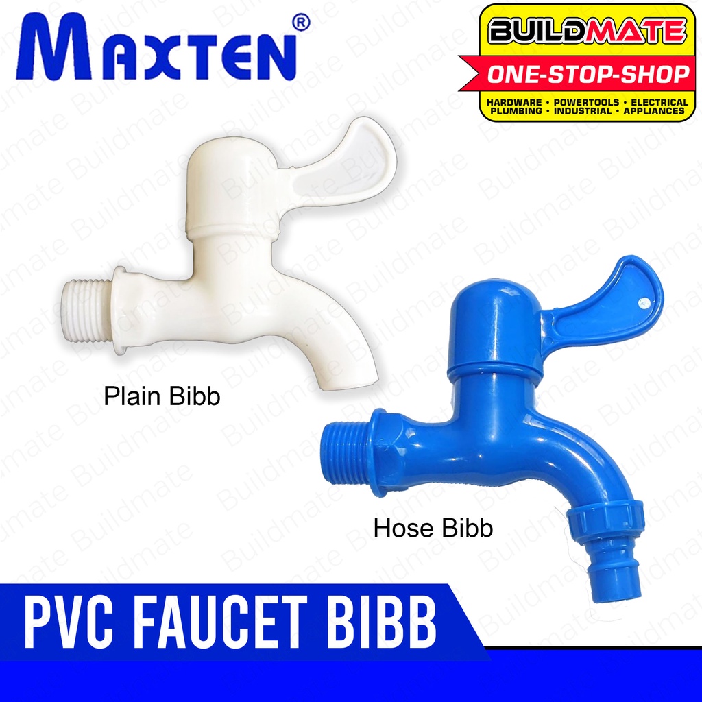 MAXTEN PVC Faucet Plain / Hose Bibb SOLD PER PIECE | Shopee Philippines