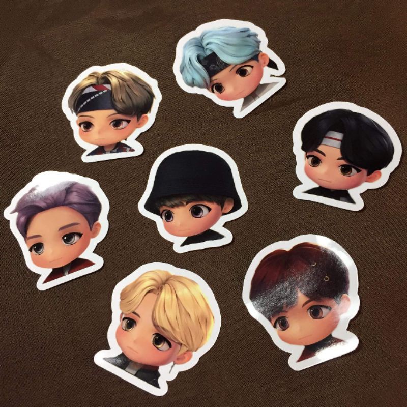 [Customized] Tiny Tan Sticker Set (2 sets per pack) | Shopee Philippines