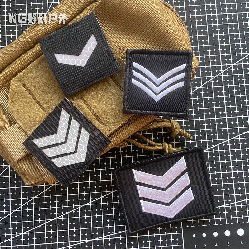 【Customized 】Reflective grade Velcro 3M morale badge Tactical helmet ...