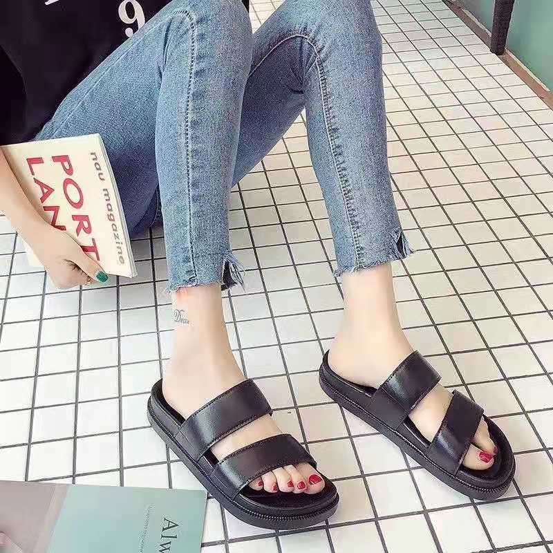 KS New Trendy Two Strap Korean Slippers #1780 | Shopee Philippines