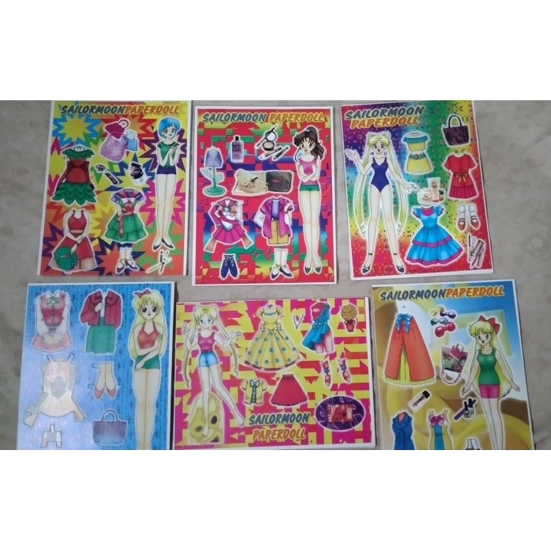 Sailormoon Paperdoll 48pcs | Shopee Philippines
