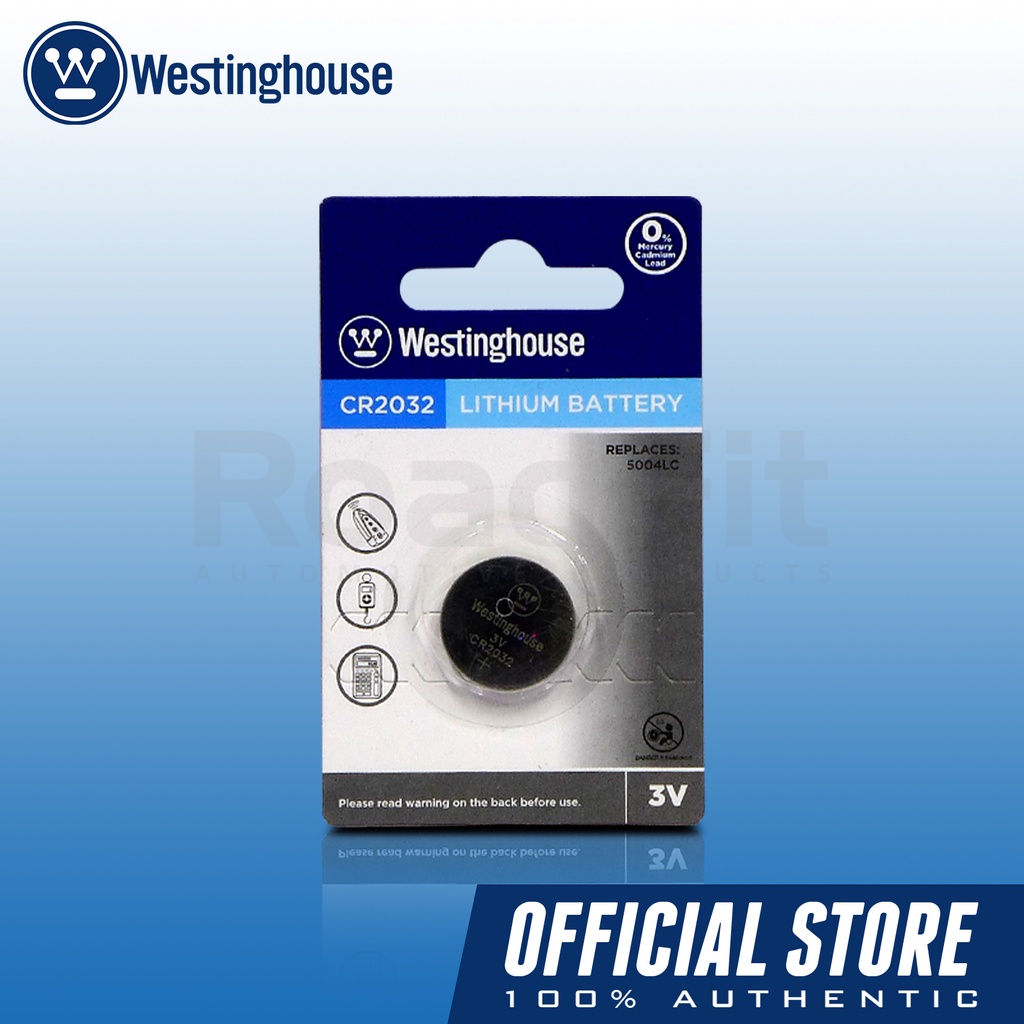 Westinghouse Lithium Coin Battery 3V Coin Cell ANSI 5004LC, 1 Piece Per ...