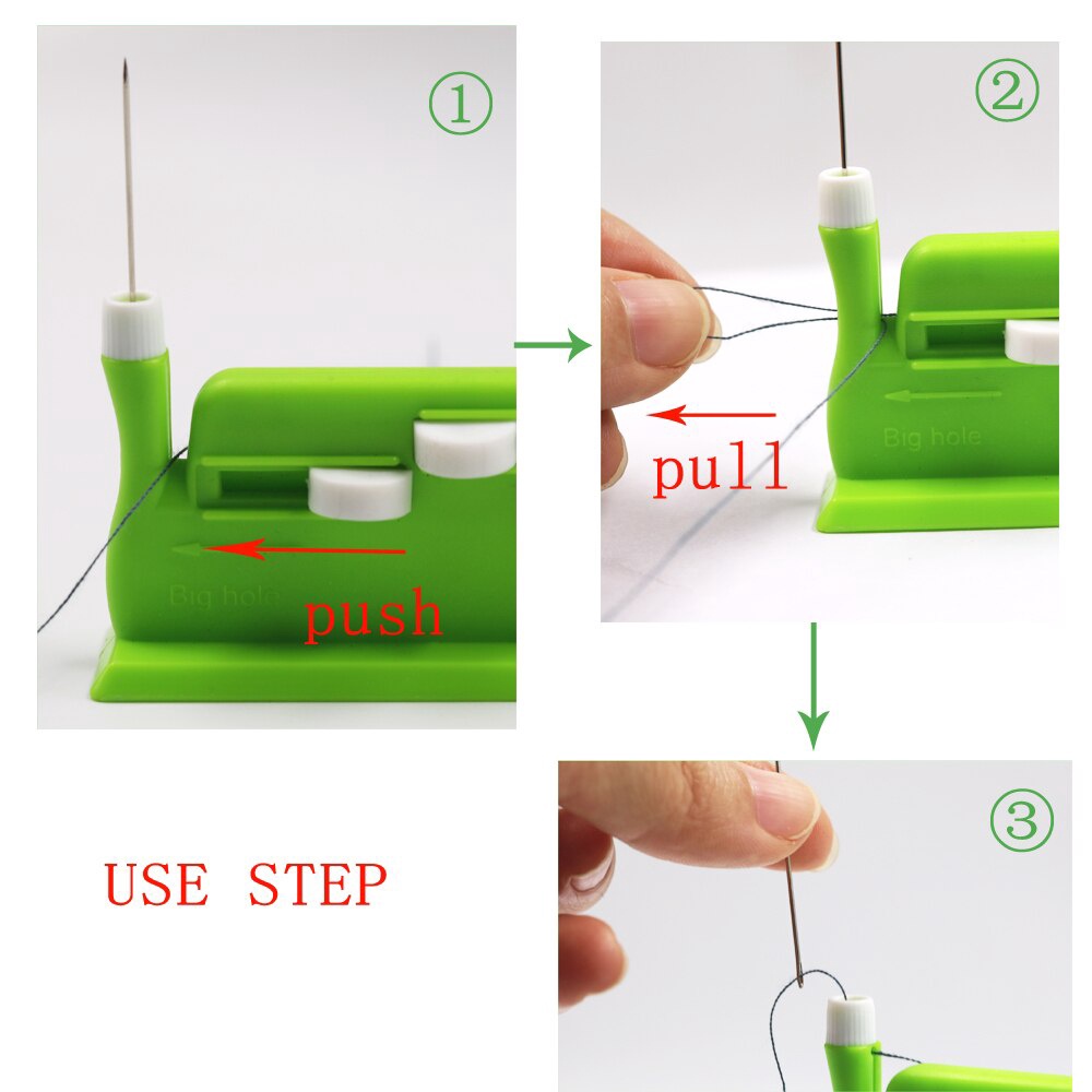 Double Size Automatic Needle Threader Sewing Needle Threader Needle ...