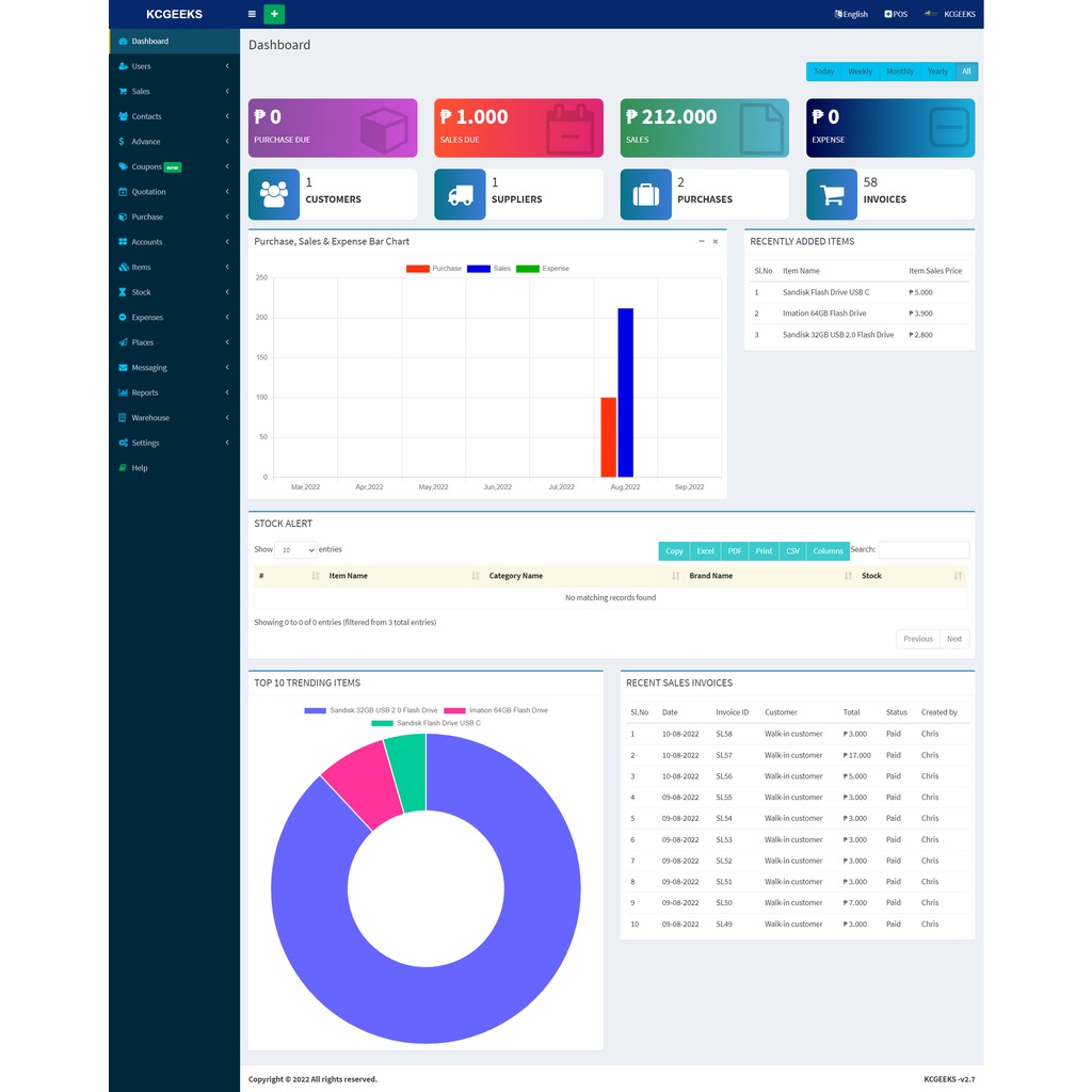 Advanced Web POS - Point of Sales and Inventory System (browser based) - Multiple Warehouse ...