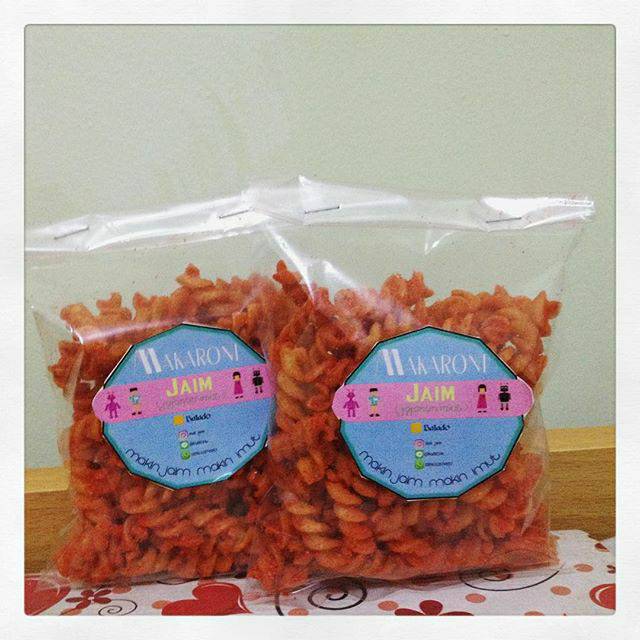 Package 2 Spicy Spiral Macaroni Small Size. | Shopee Philippines