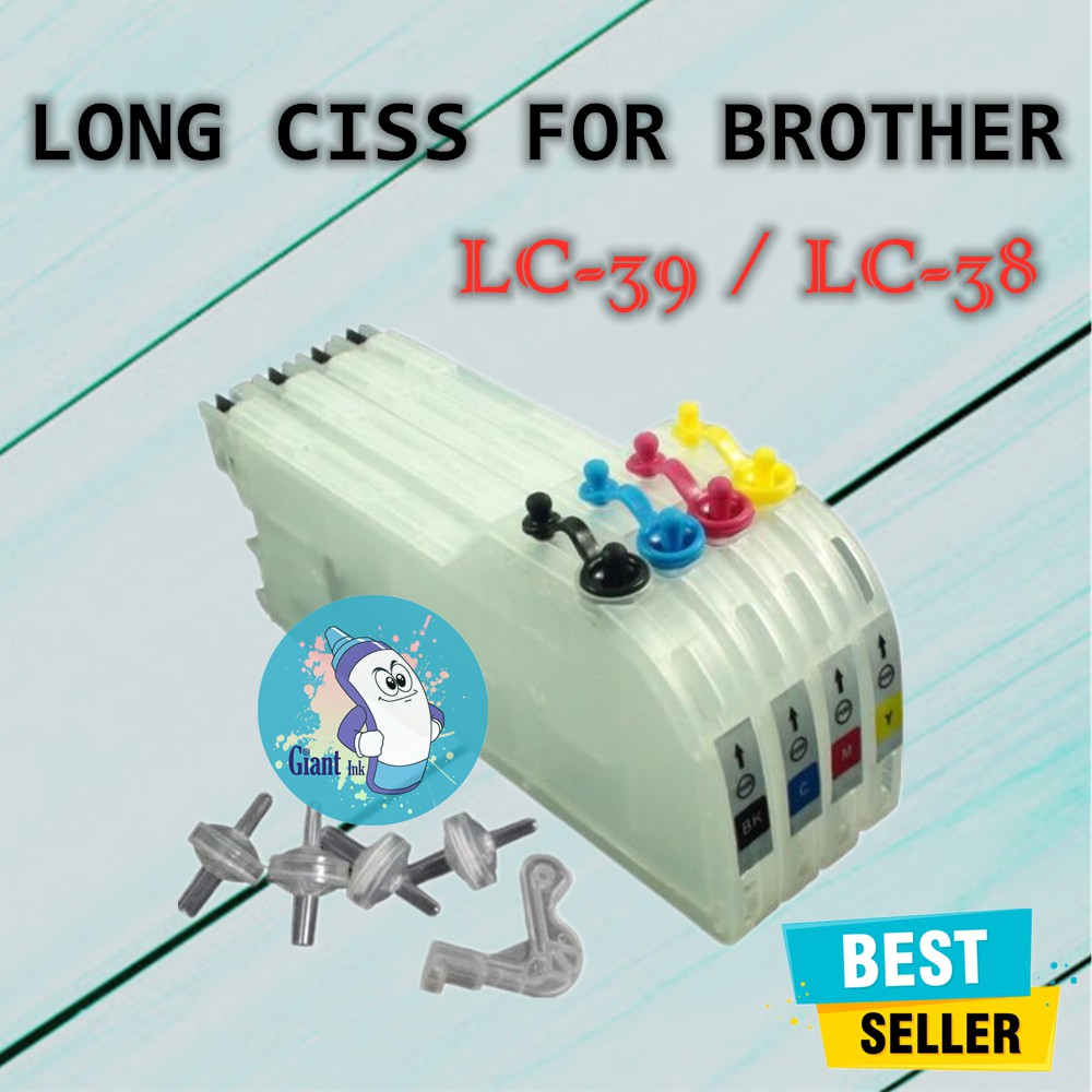 brother LC38 LC39 LC985 long ink cartridge compatible for DCP-J125 MFC ...