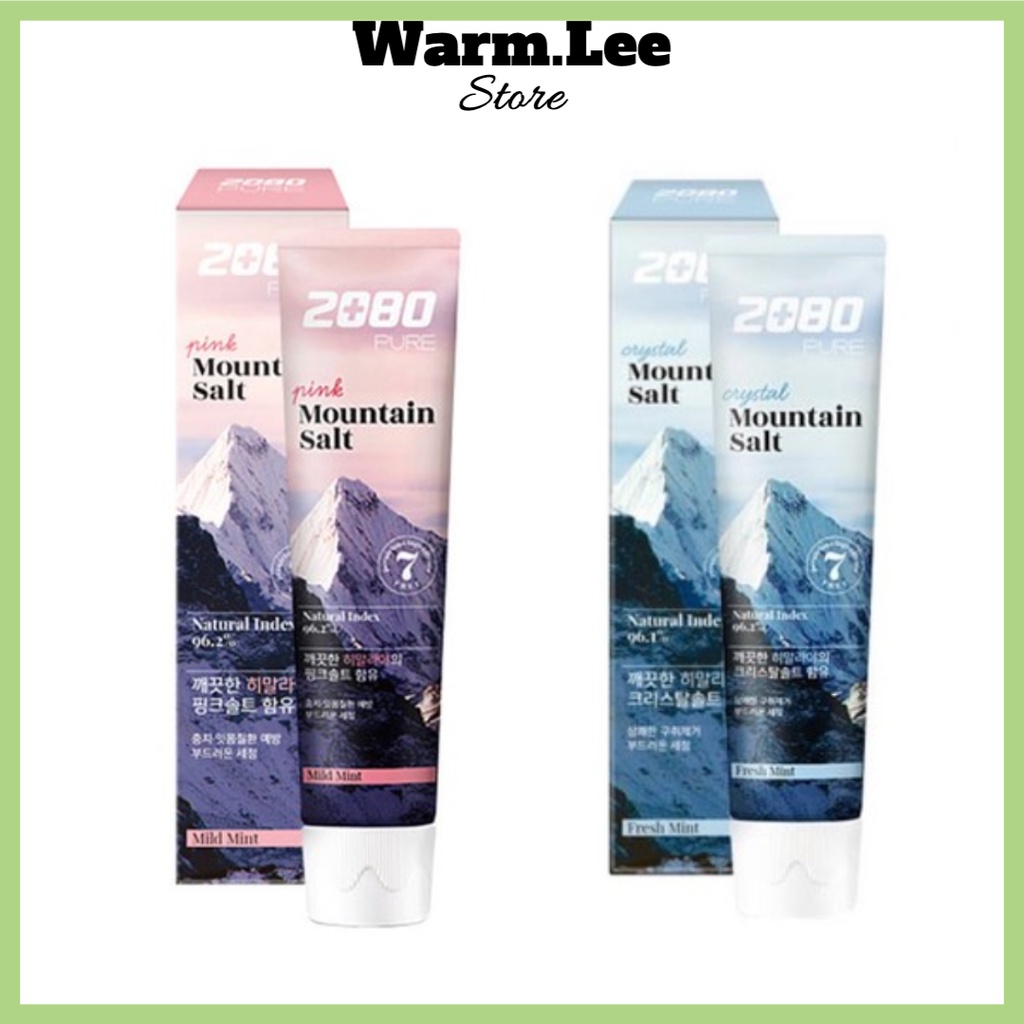 [2080] Himalayas pink salt, crystal salt toothpaste 150g | Shopee ...