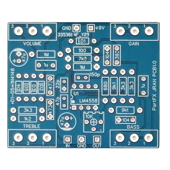 PCB Jan Ray Overdrive Circuit (Not Down Device) | Shopee Philippines