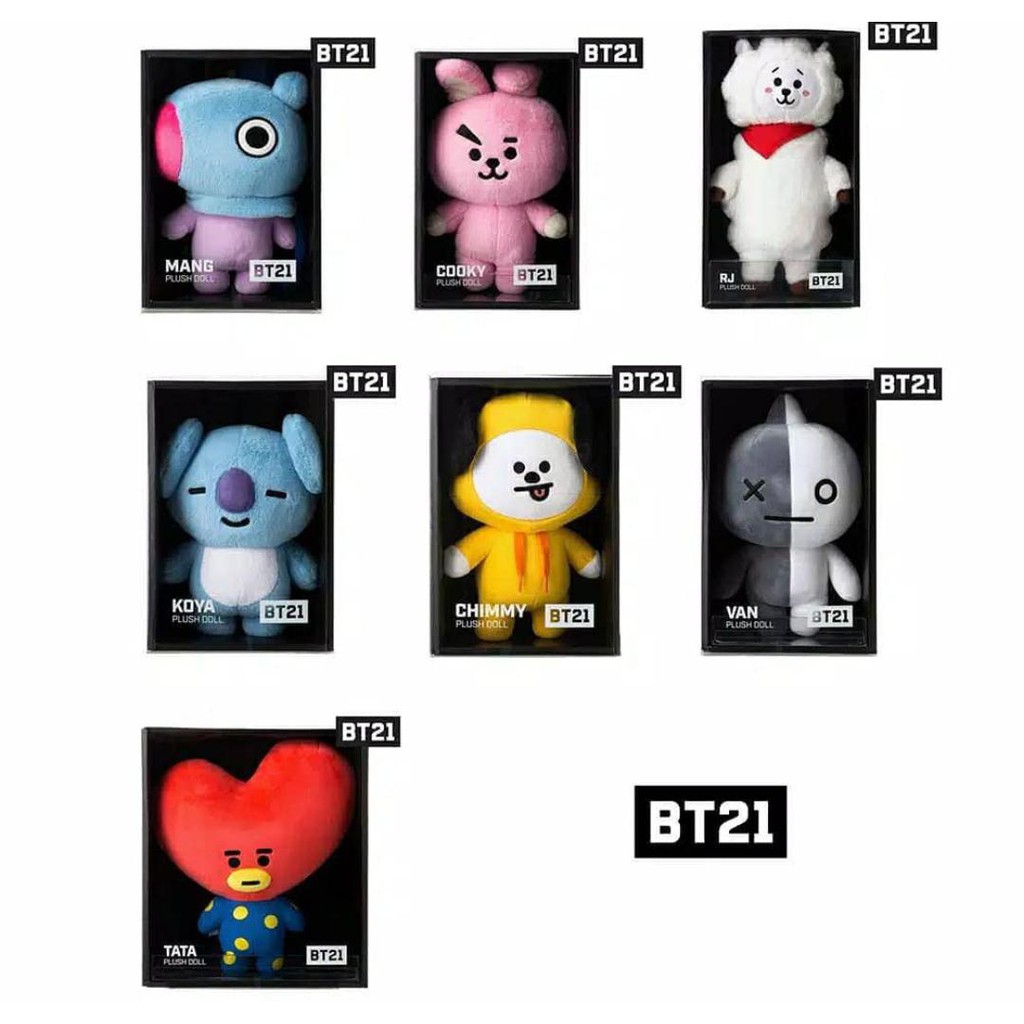 Bts BT21 Doll Full Body Cute And Cute Coocky Chimmy Tata Van Koya RJ Mang | Shopee Philippines