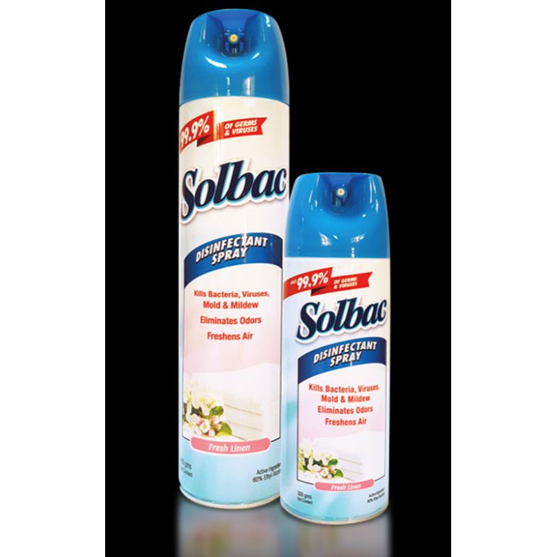 300g 400g 500ml SOLBAC DISINFECTANT & SURFACE DISINFECTANT SPRAY ...