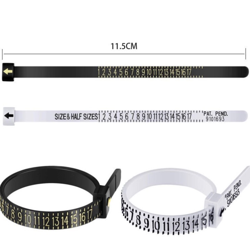 M-STAR| US/HK Ring Size Measurement Ring Sizer Ruler Tools Ring Size ...