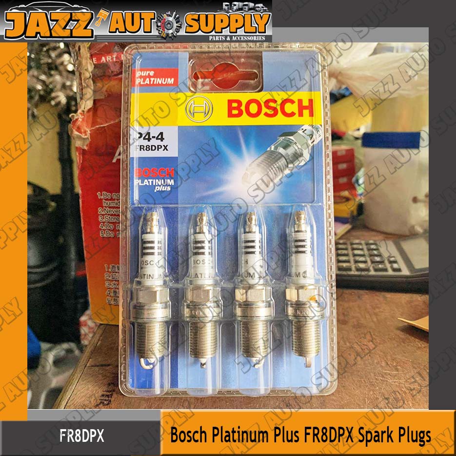 Bosch Platinum Plus FR8DPX Spark Plug Set (4pcs) | Shopee Philippines