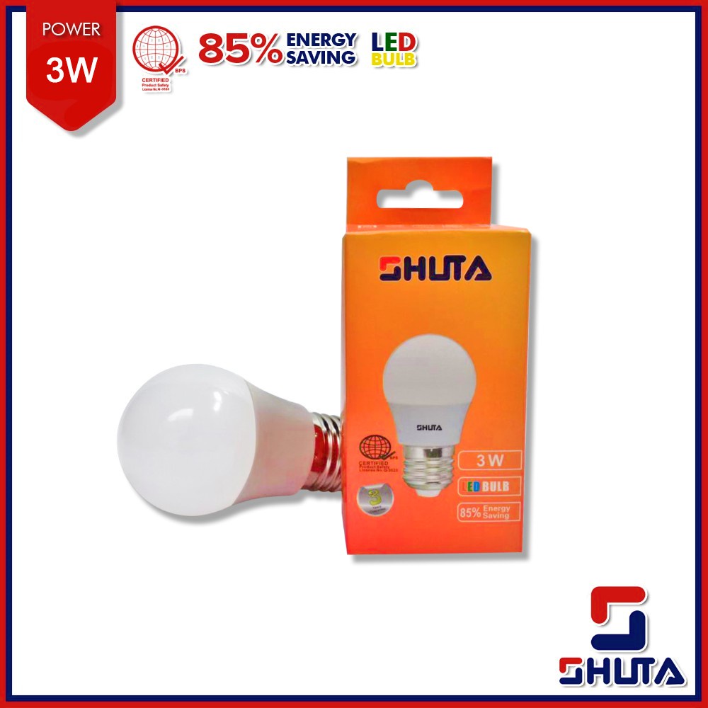 Shuta Lights 3-18 Watts LED Bulb Energy Saving 1Pc#STLB-6500 | Shopee ...