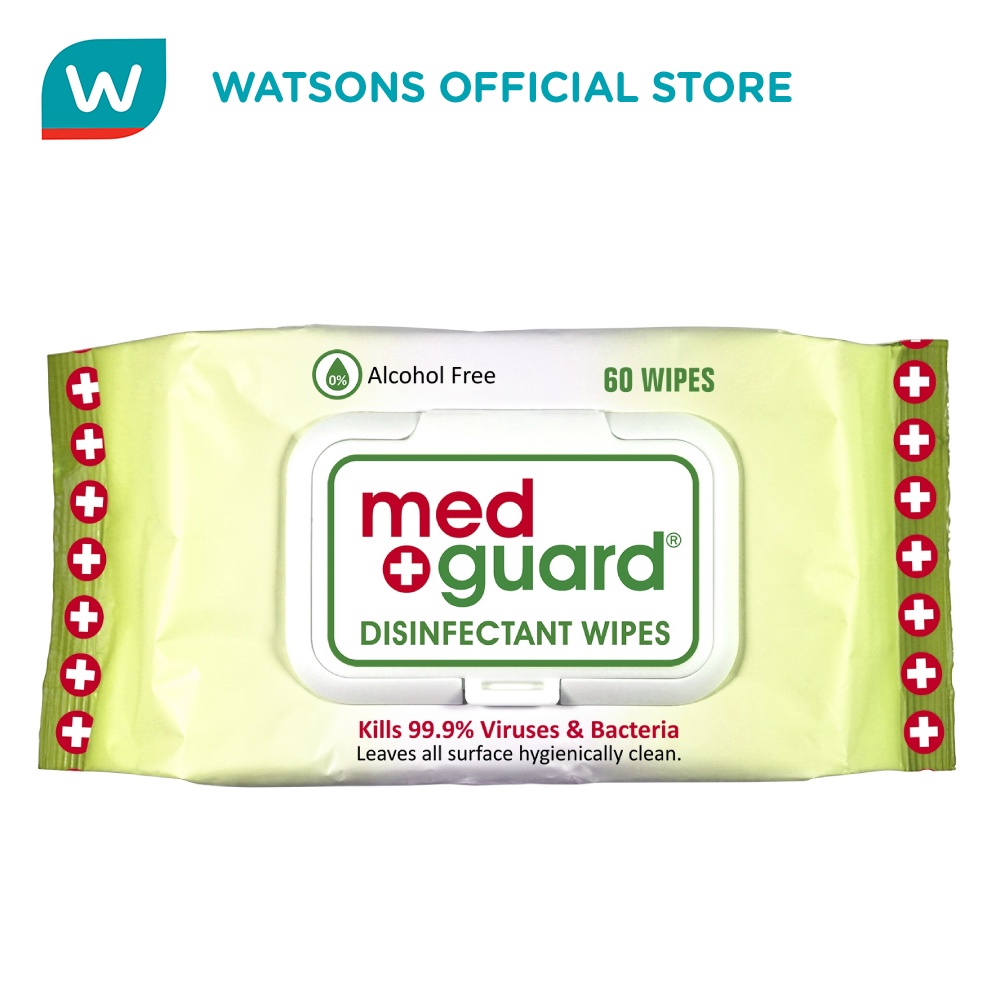 MEDGUARD Disinfectant Wipes 60s | Shopee Philippines