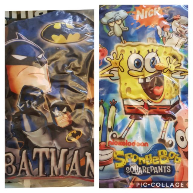 SPONGEBOB / BATMAN / BIG HERO 6 / RAINBOW FRIENDS BLUE KIDDIE PILLOW ...