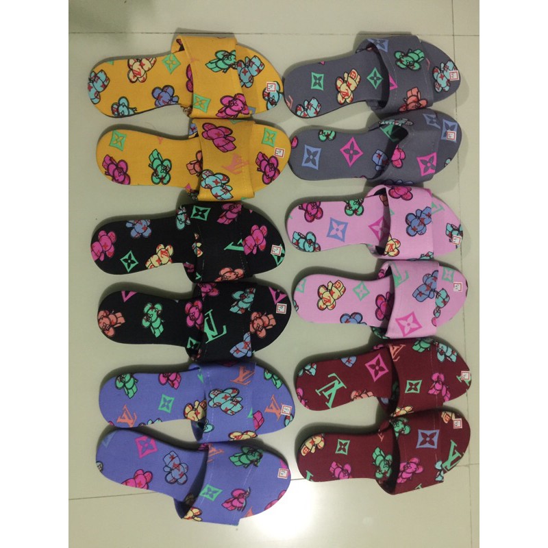 6 pairs Indoor Slippers (Trendy) | Shopee Philippines