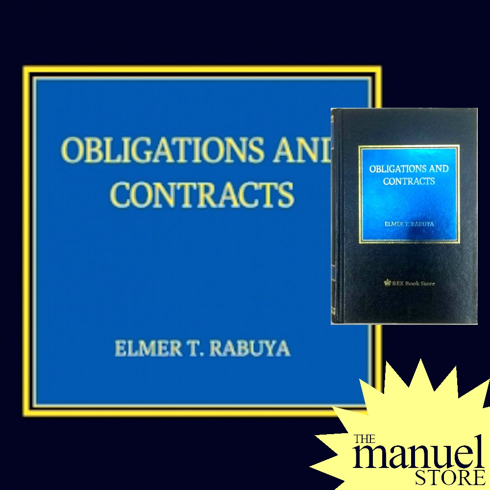 Rabuya (2019) - Obligations and Contracts - Oblicon By Elmer | Shopee Philippines