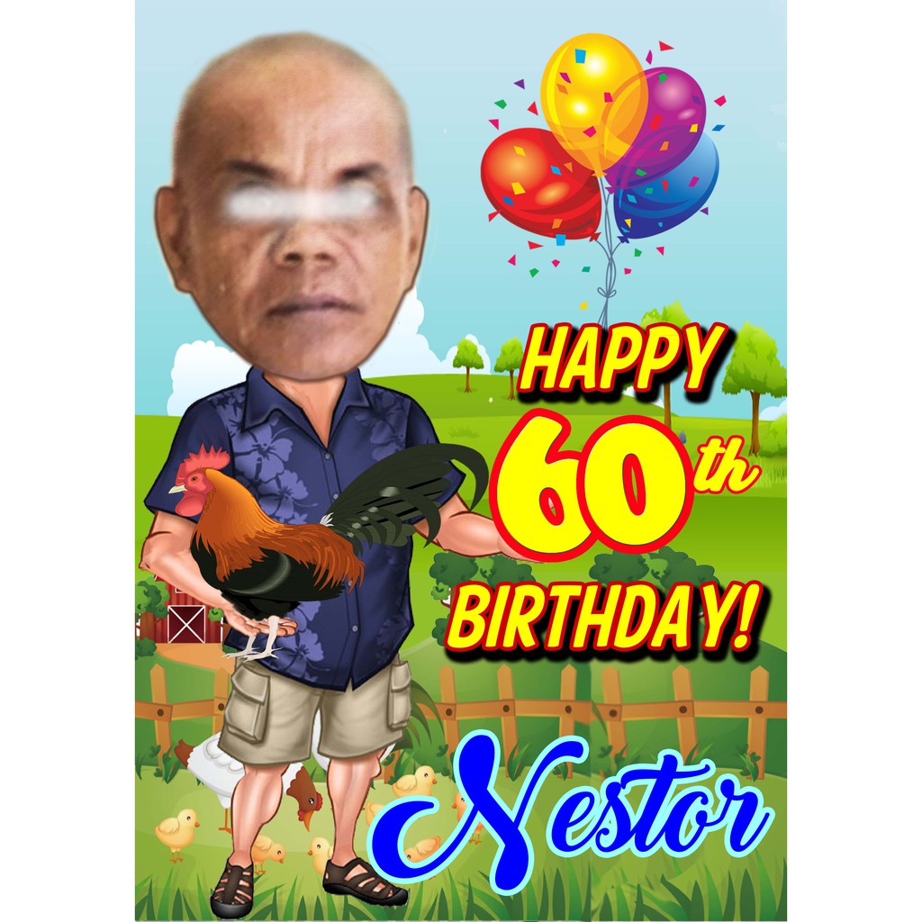 CAKE TOPPER - SABONG / MANOK / SABUNGERO / TATAY / DADDY | Shopee ...