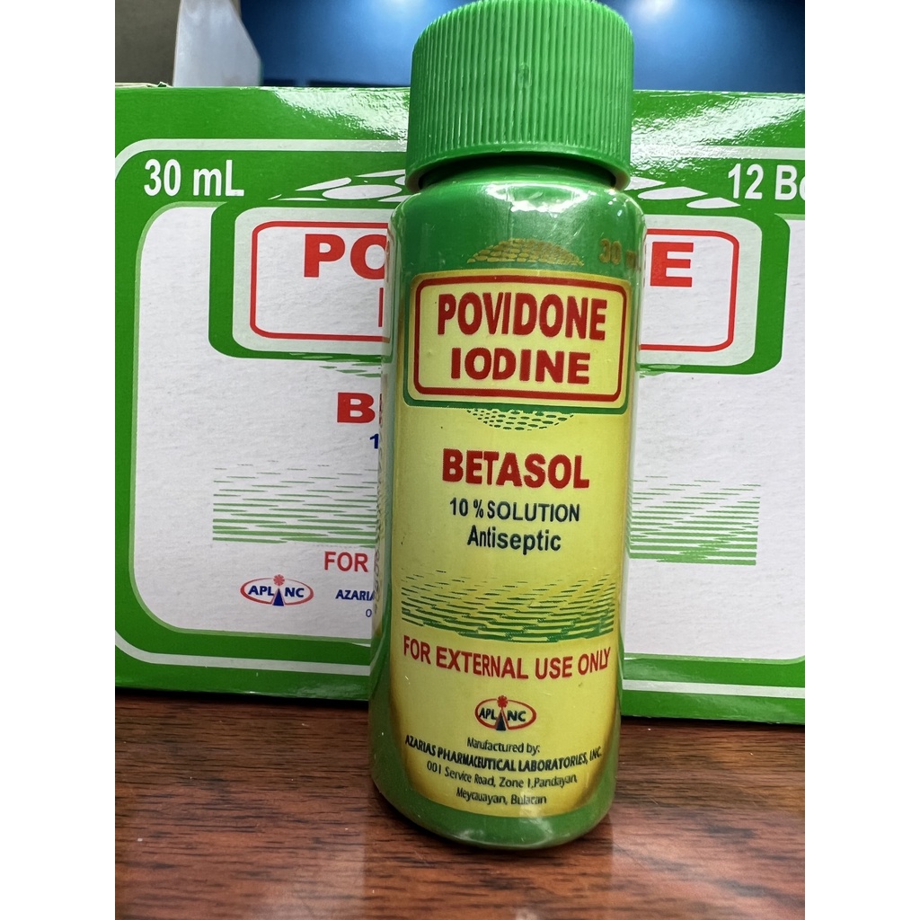 Povidone Iodine 10% Solution BETASOL Antiseptic (15ml, 30ml, 60ml ...