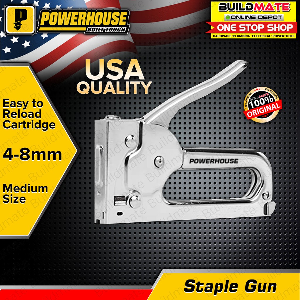 Buildmate x POWERHOUSE 4mm-8mm Staple Gun - PHHT | Shopee Philippines