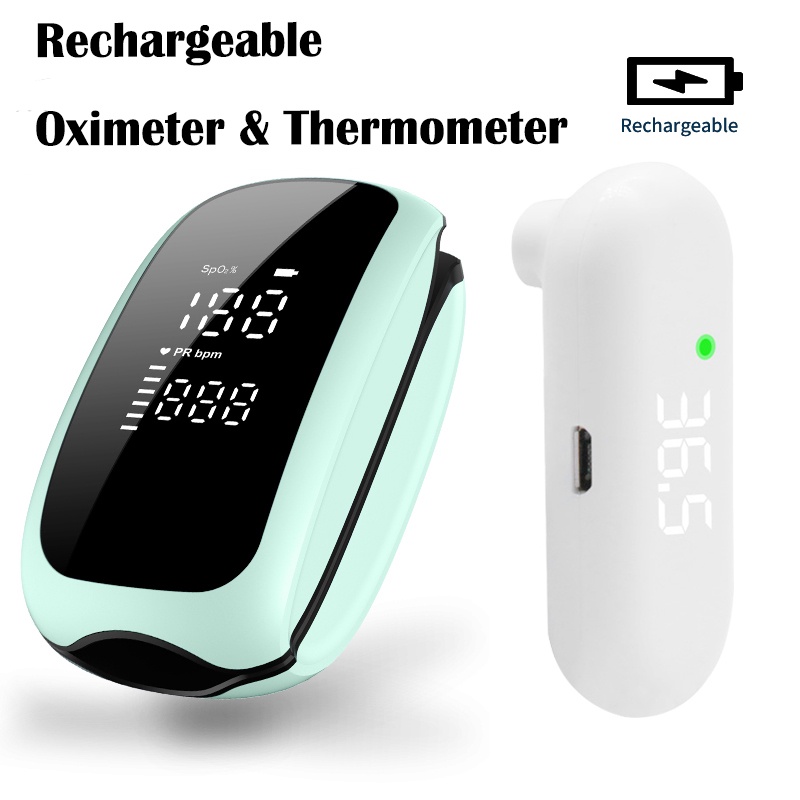 Pulse Finger Oximeter Rechargeable USB Blood Oxygen Level Accurate ...