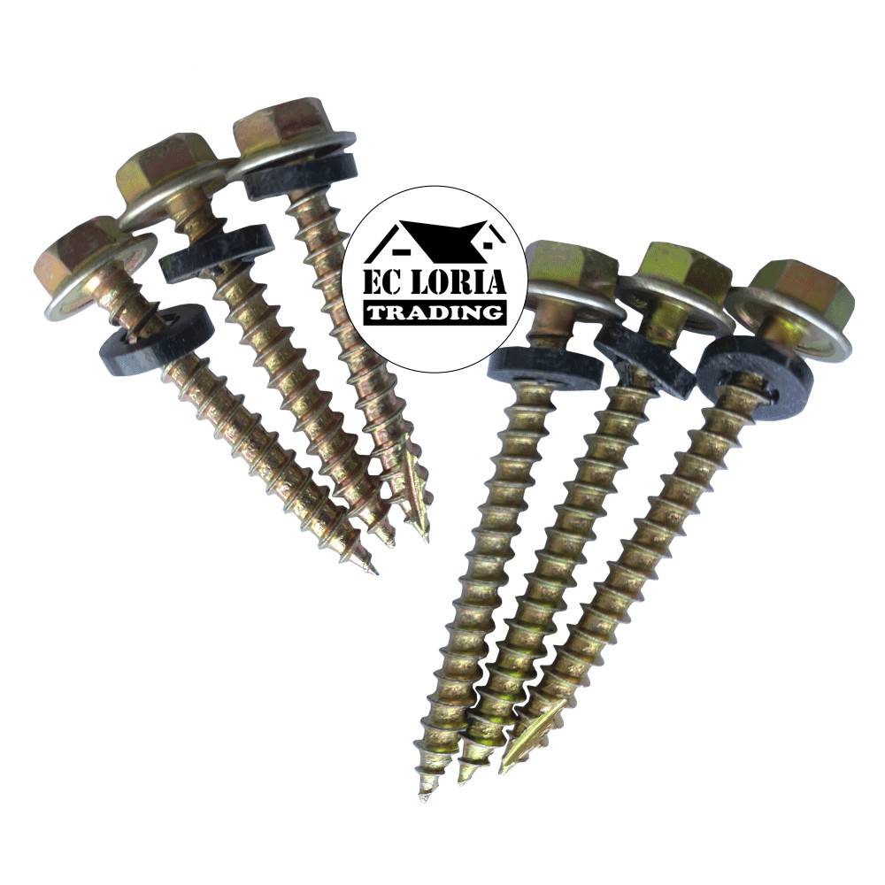 Tex Screw for Wood 1 1/2" and 2" (sold per 10 pcs) | Shopee Philippines