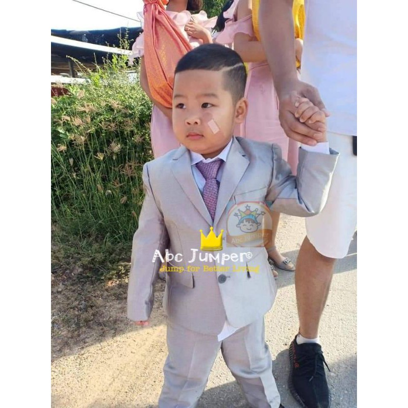 Silver Prince Child Suit 2-12 Years Old (Set Of 6 Pieces Is Plus The ...