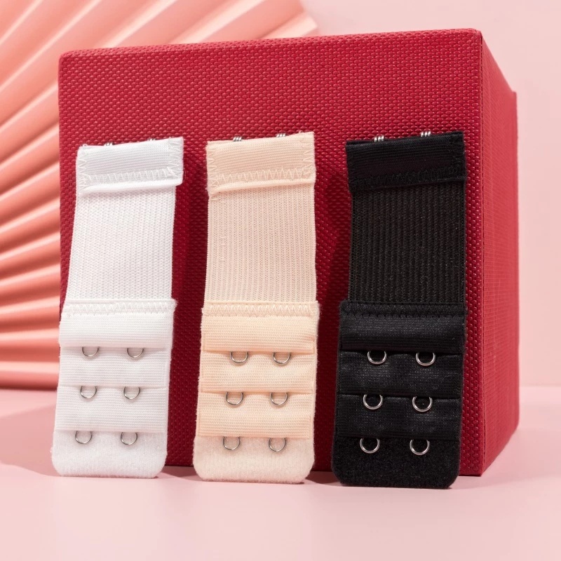 Women's Adjustable Elastic Bra Extenders / 2 Hooks Stretchy Bra ...