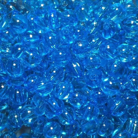 100 Pcs 6mm Smooth Round Bead Blue Color Beads | Shopee Philippines