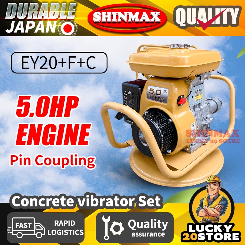 Robin Original Gasoline Concrete Vibrator Set With Frame 5HP Japan Connector, Portable With ...