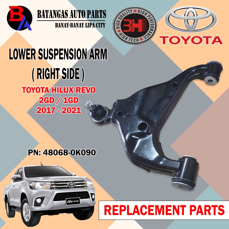 LOWER SUSPENSION ARM (RIGHT) TOYOTA HILUX REVO 2GD/1GD 2017-2021 3H ...