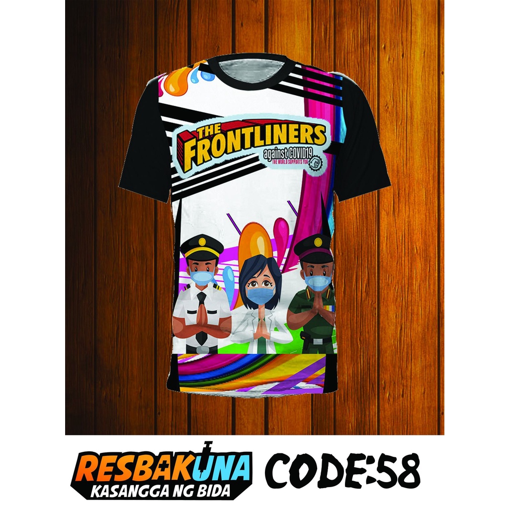 RESBAKUNA Black T-shirt Sublimation version 9 | Shopee Philippines