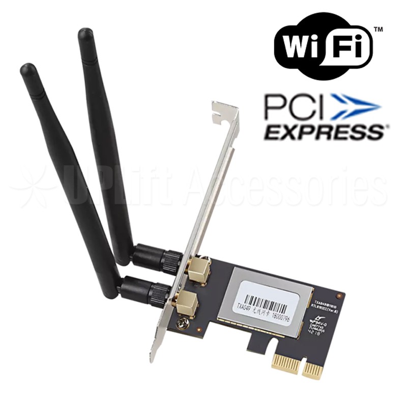 Realtek PCIE to 300Mbps Wifi Wireless LAN Adapter for PC (PCIE ...