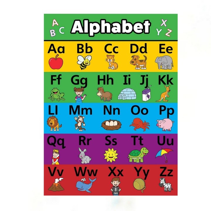 Laminated Colors, Shapes, Alphabet, Numbers, Multiplication, Cursive ...