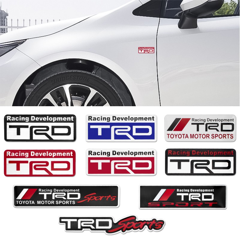 TRD racing sticker modified personalized car logo car sticker for ...