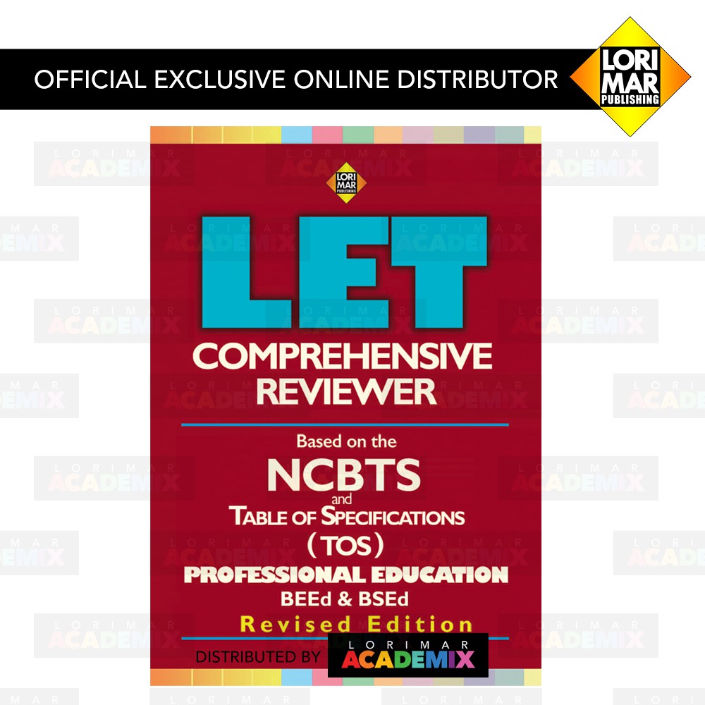 LET Reviewer - ALL TITLES - Lorimar Official Seller | Shopee Philippines