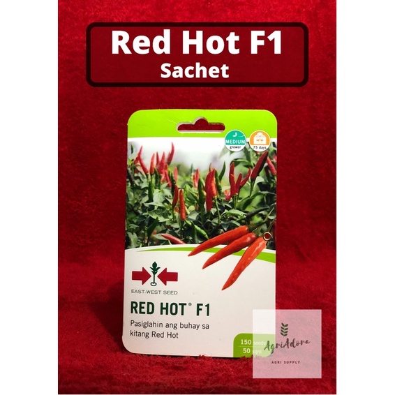 Red Hot F1 Seeds Sachet 150 seeds (East-West Seed) | Shopee Philippines
